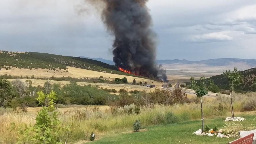 Firefighters making big gains against wildfire burning near Malad ...