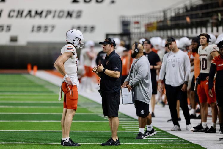 Photos of ISU Bengals football scrimmage at ICCU Dome | Freeaccess ...