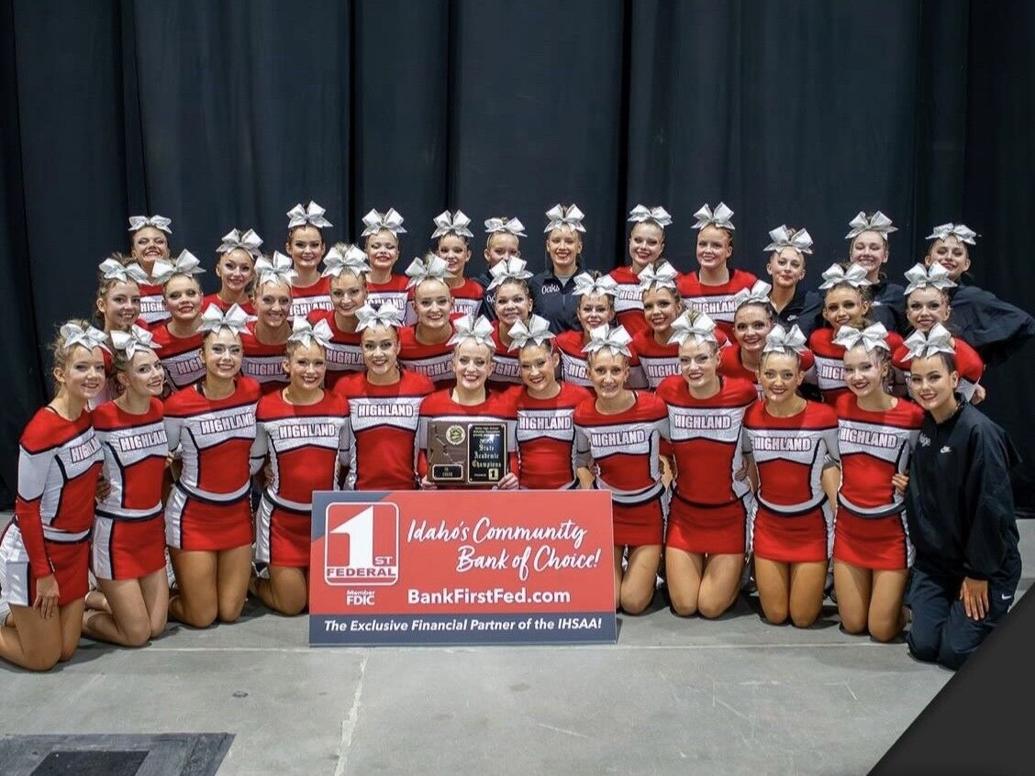 'RISEN FROM THE ASHES': Highland Cheerleaders win state championship ...