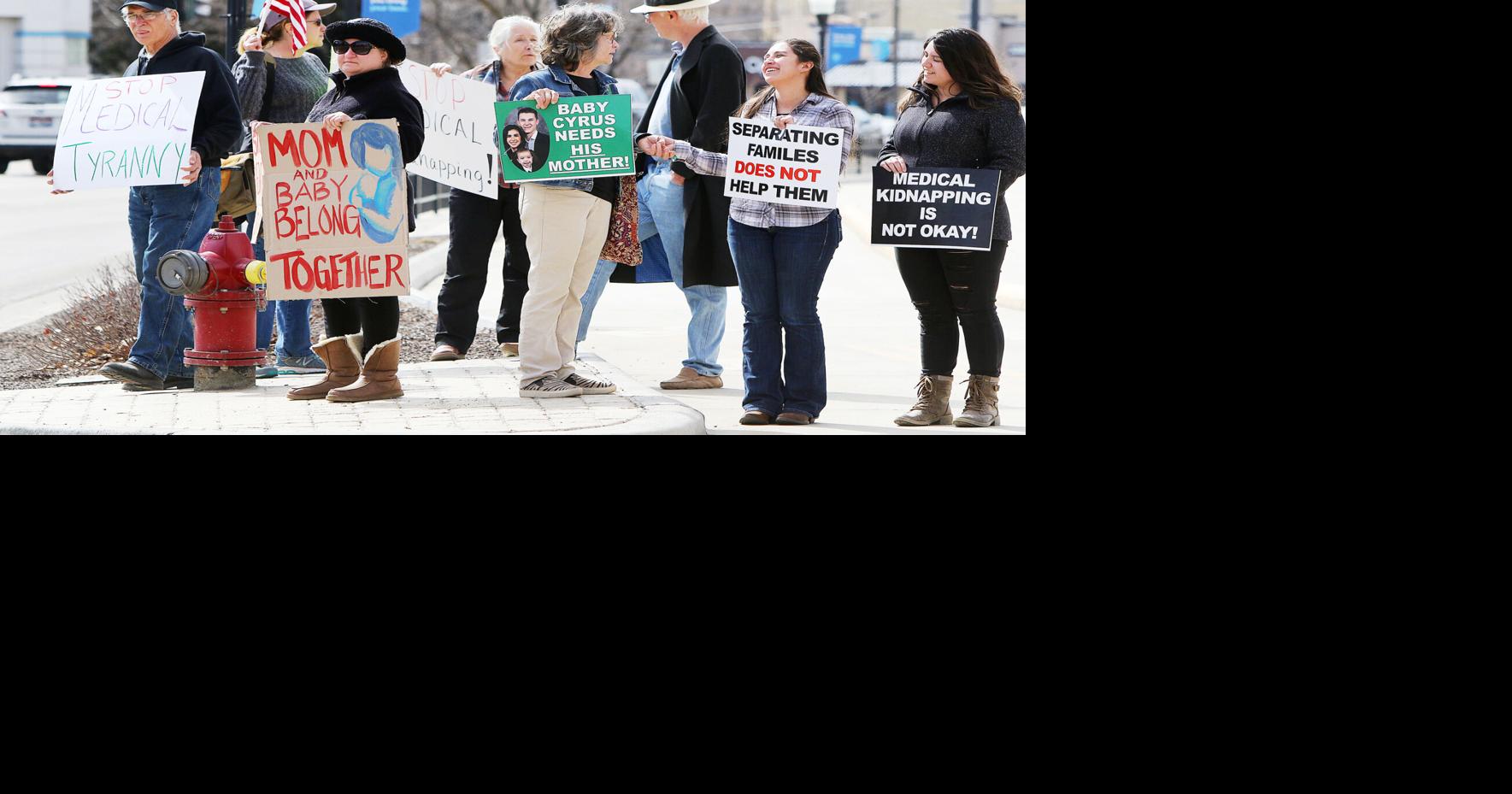 Situation concerning 10-month-old's welfare escalated into protests ...