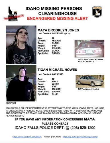 Police: Missing local girl found | Freeaccess | idahostatejournal.com