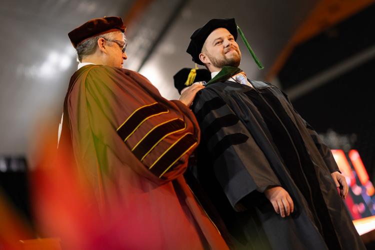 Photos of Idaho State University's commencement ceremonies at ICCU Dome ...