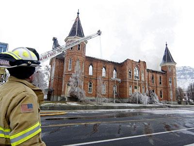 Cause of fire that guts Provo Tabernacle unknown | National ...