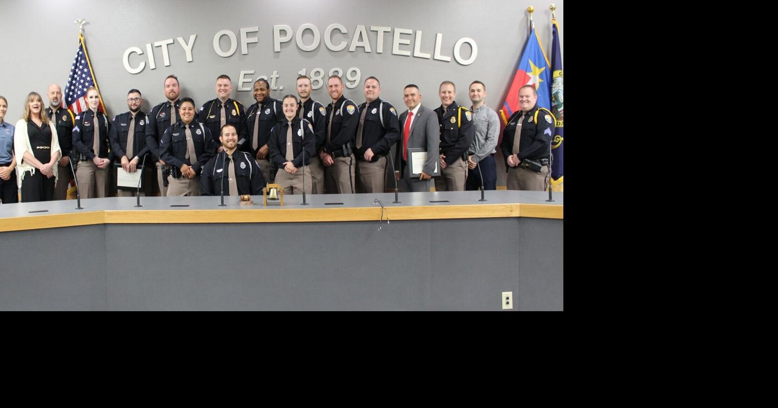 Pocatello police host ceremony to honor retiring officer, present ...