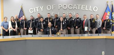 Pocatello police host ceremony to honor retiring officer, present ...