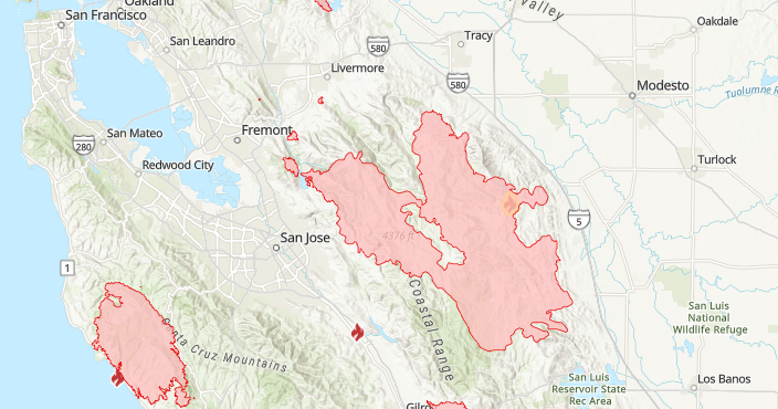 SCU Lightning Complex Fire Reaches 339,968 Acres Burned | News ...