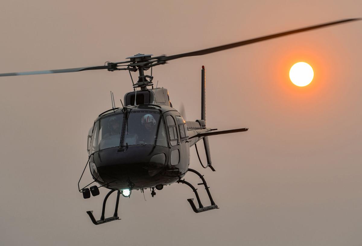 Cal Fire's Helicopter Base Set Up to Assist Massive Wildfires Across ...