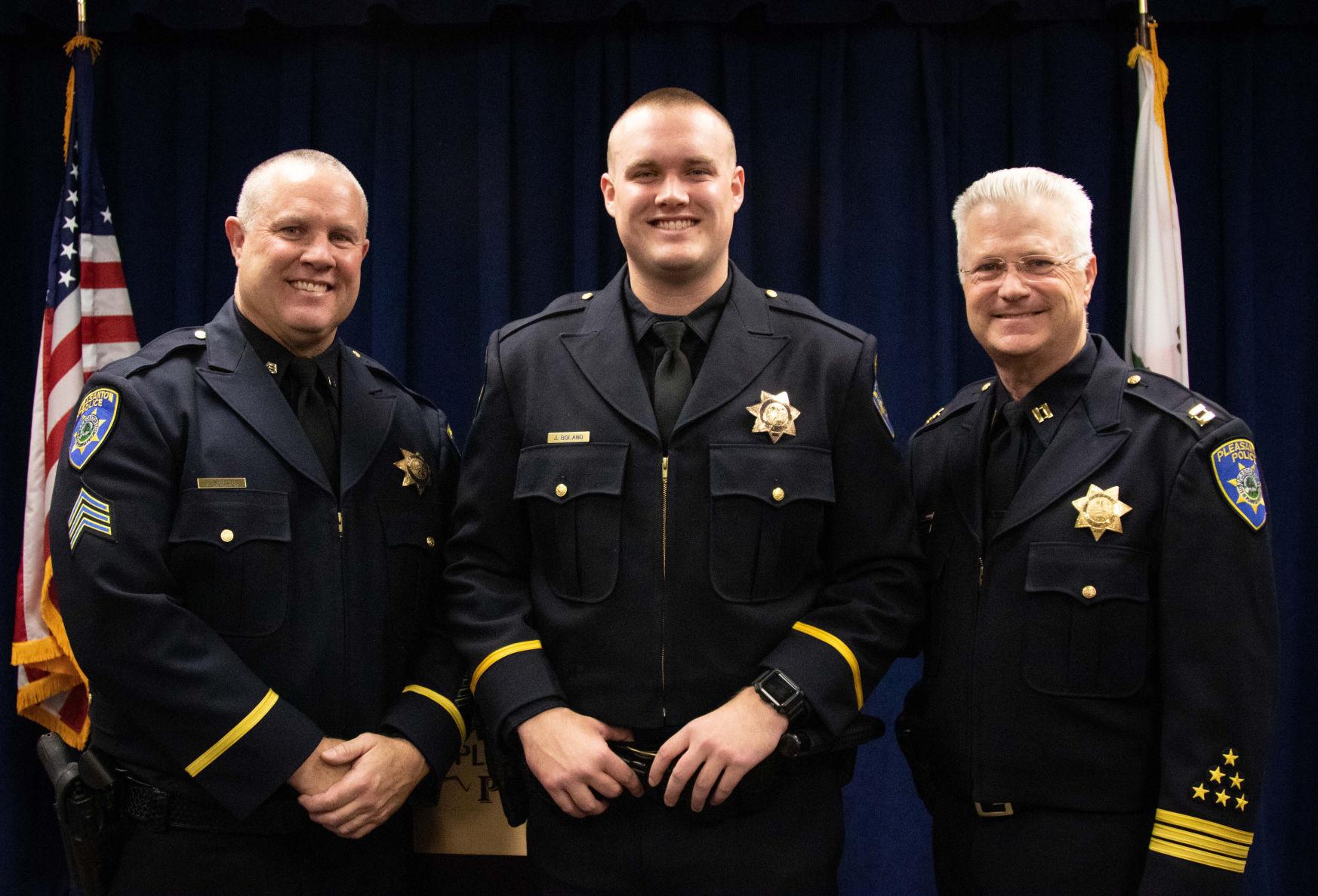 Pleasanton Police Department Welcomed New Officer Jimmy Boland | News ...
