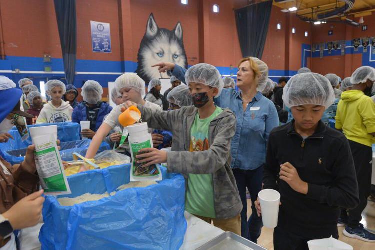 Hart Middle School Joins the Fight With Kids Against Hunger | Schools ...