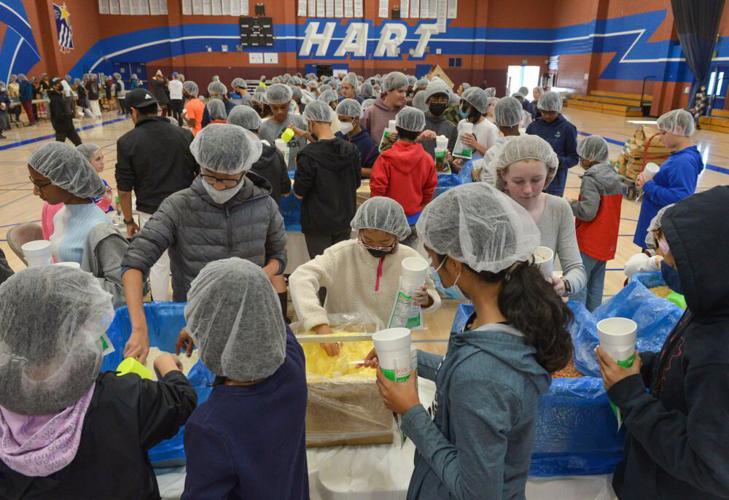Hart Middle School Joins the Fight With Kids Against Hunger | Schools ...
