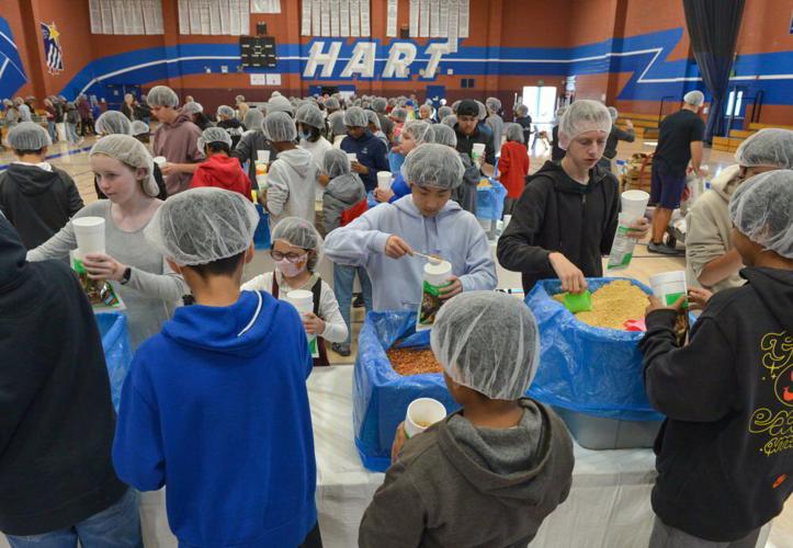 Hart Middle School Joins the Fight With Kids Against Hunger | Schools ...