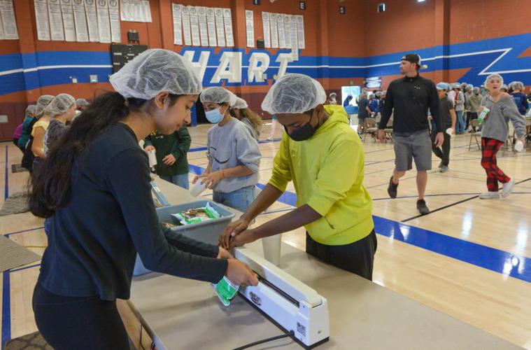 Hart Middle School Joins the Fight With Kids Against Hunger | Schools ...