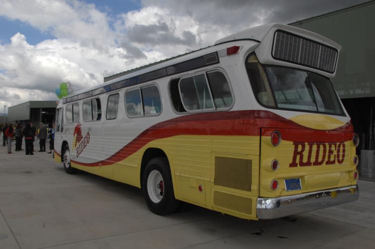 Restored Rideo Bus Debuts at Wheels Fuel Facility Dedication ...