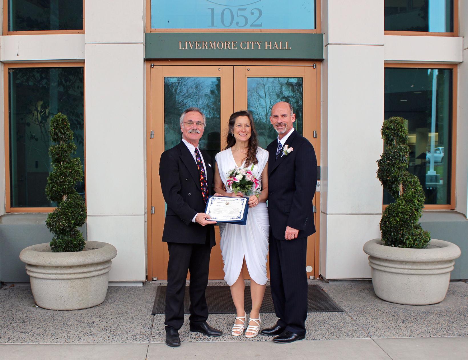 Civil Marriage Ceremony Performed at City Hall | Milestones ...