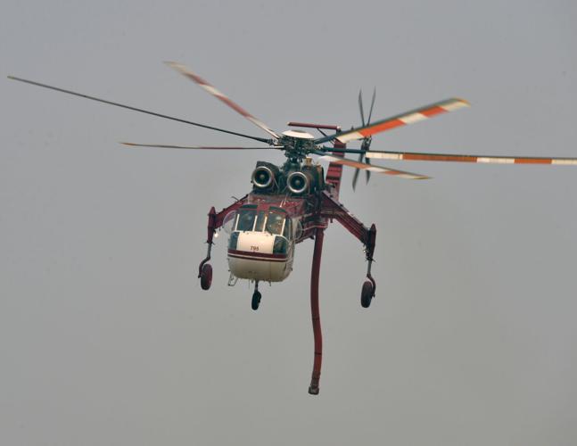 Cal Fire's Helicopter Base Set Up to Assist Massive Wildfires Across ...