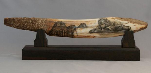 Scrimshander helps keep 'dying' American folk art from becoming extinct ...