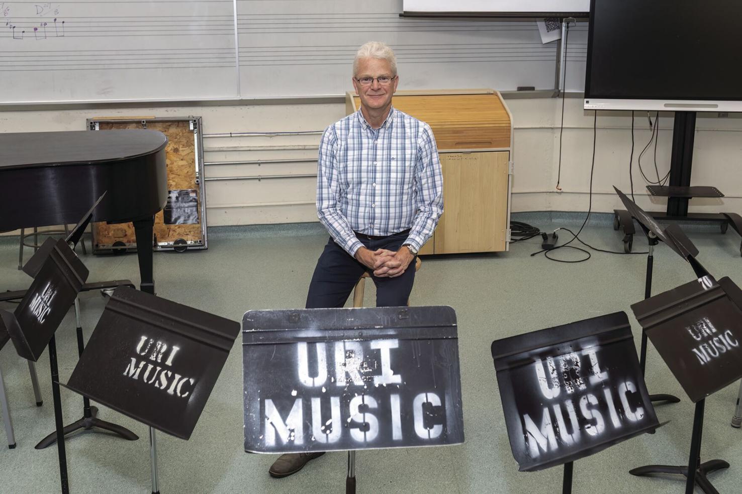 URI Music Department Chair Mark Conley reflects on career, teaching ...