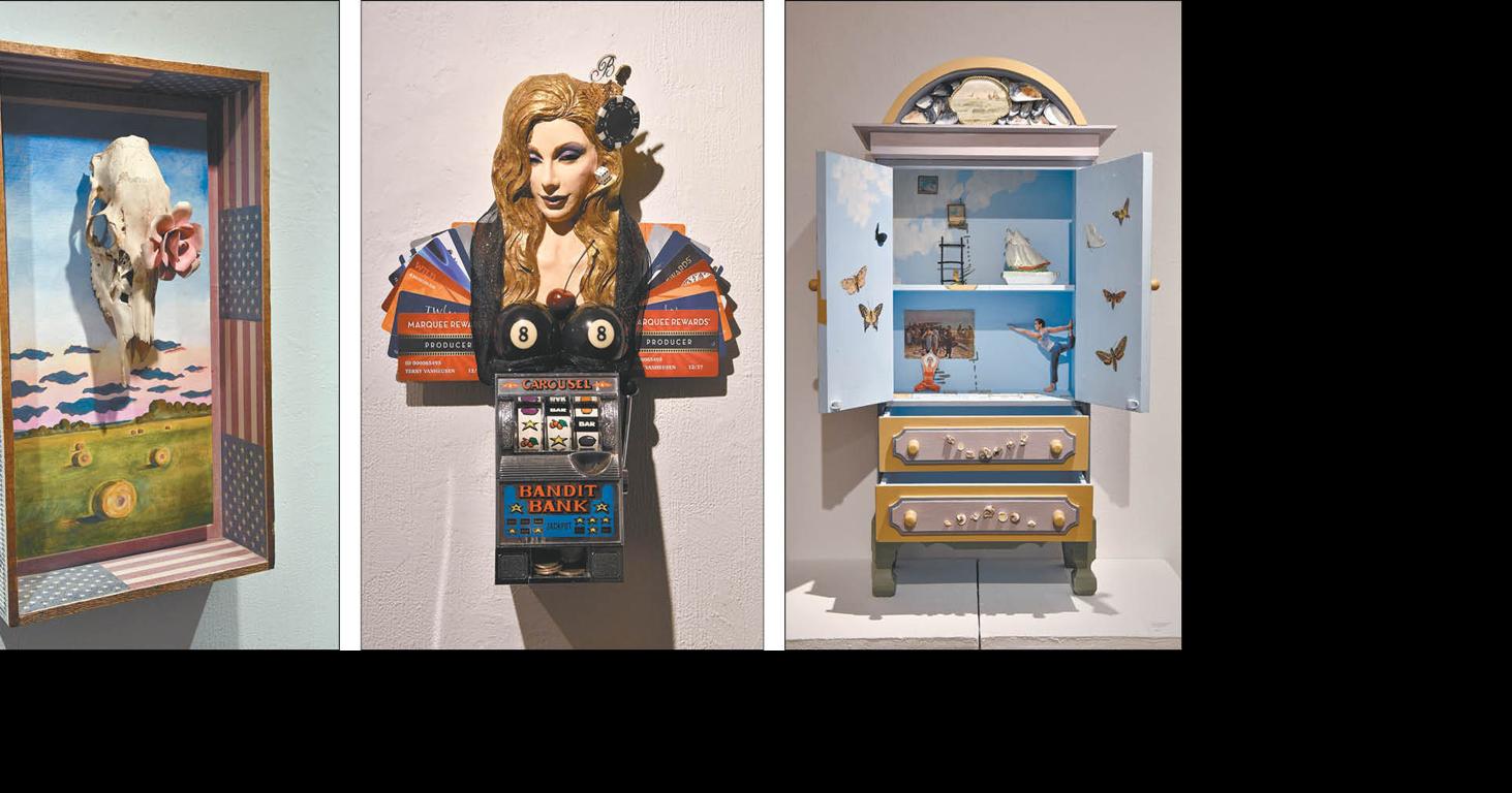 Assemblage work a highlight of "Art from the Workshops" | Arts & Living ...