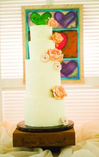 love is blind wedding cake