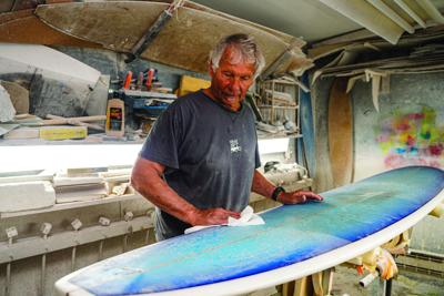 For David Levy, building the perfect surfboard is all about finding ...