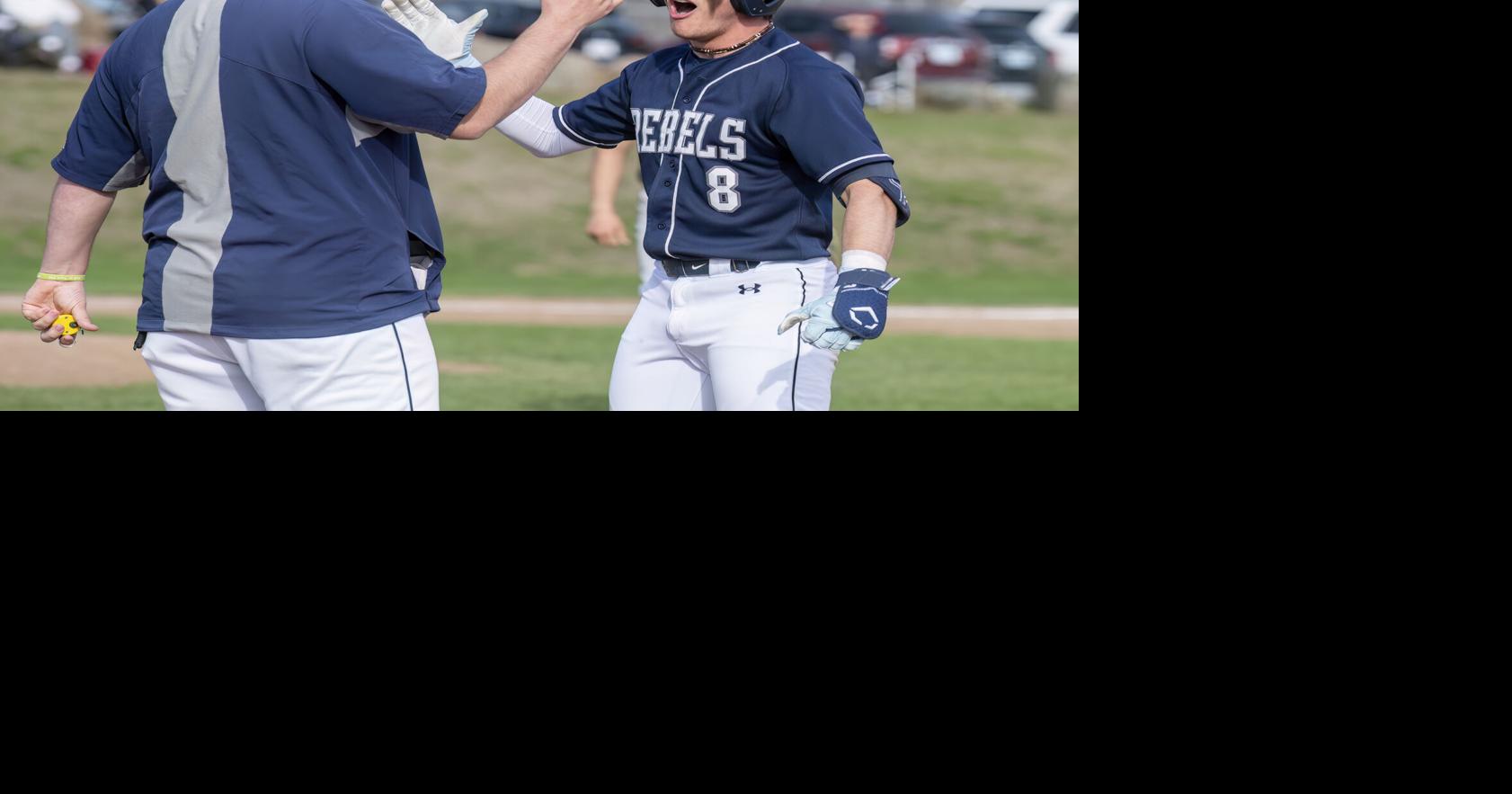 Baseball: Offensive surge leads Rebels to rivalry win over Skippers ...