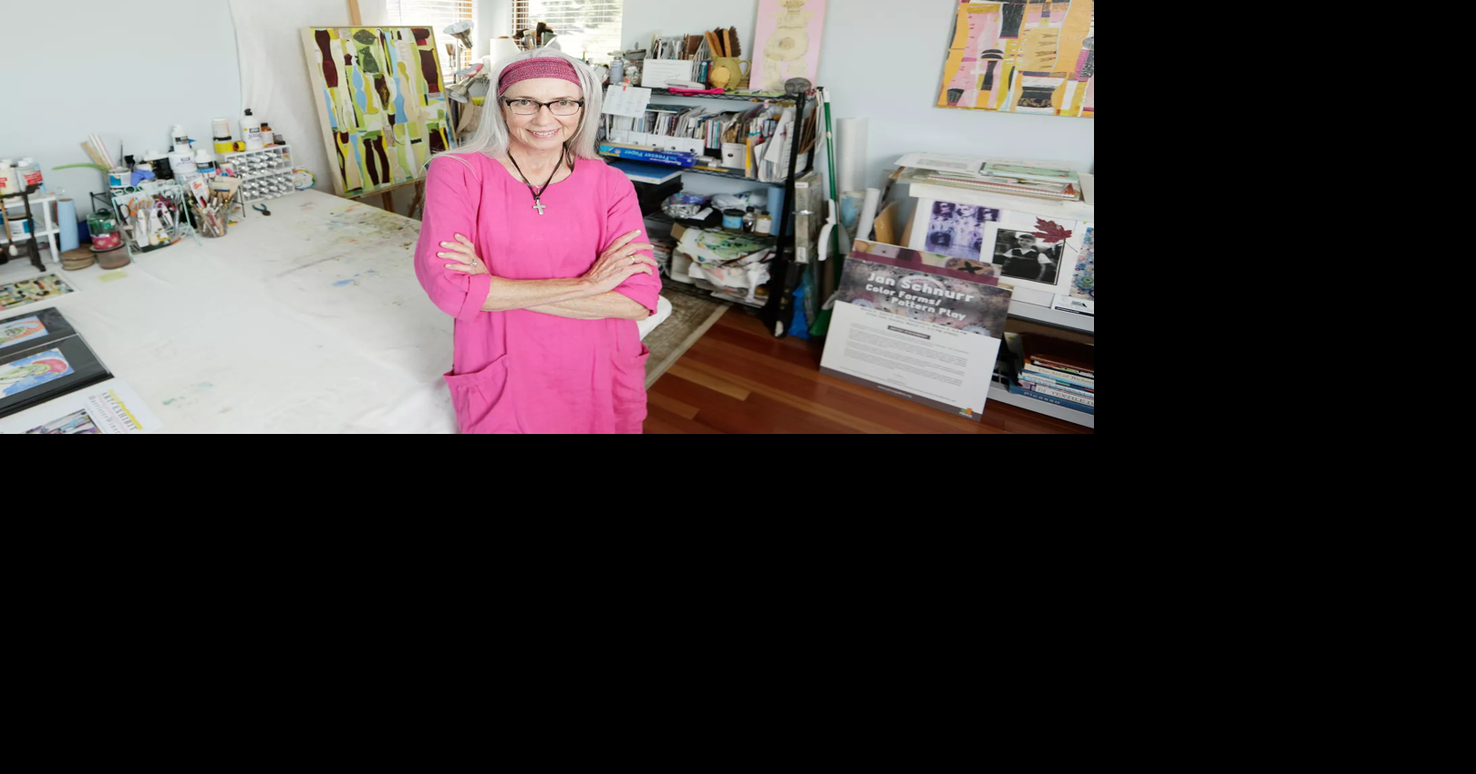 Janie Schnurr's abstract artworks capture a childlike exuberance for ...