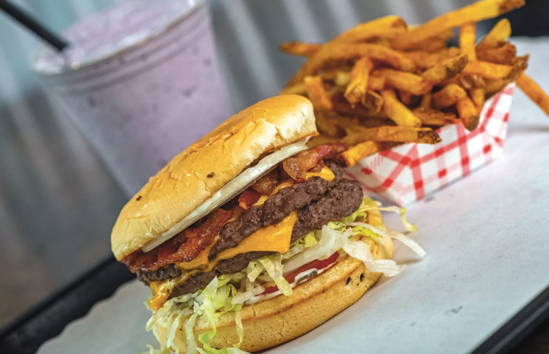 Enjoy a fresh, high-quality burger and handcut french fries or homemade ...