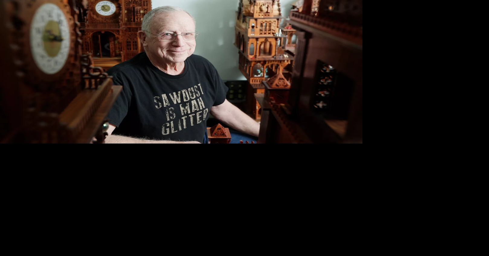 Retired veteran Richard Weatherly has been making grandiose clocks for ...