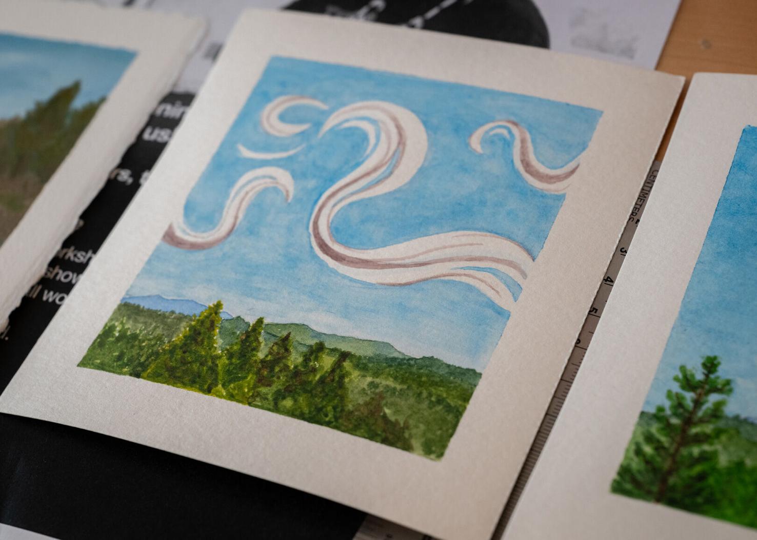 Second sƛ̓ xẹ tkʷ artist in residence Claire Edmo reflects on her time ...