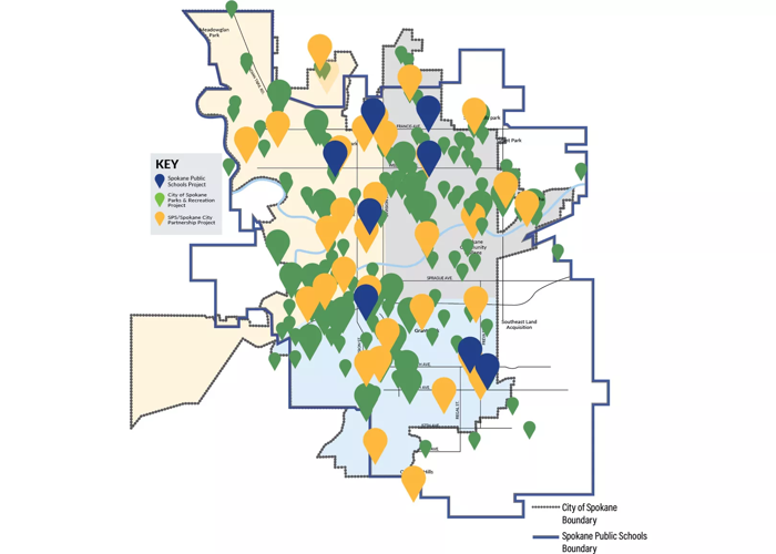 Spokane schools and parks plan to complete nearly 200 projects ...