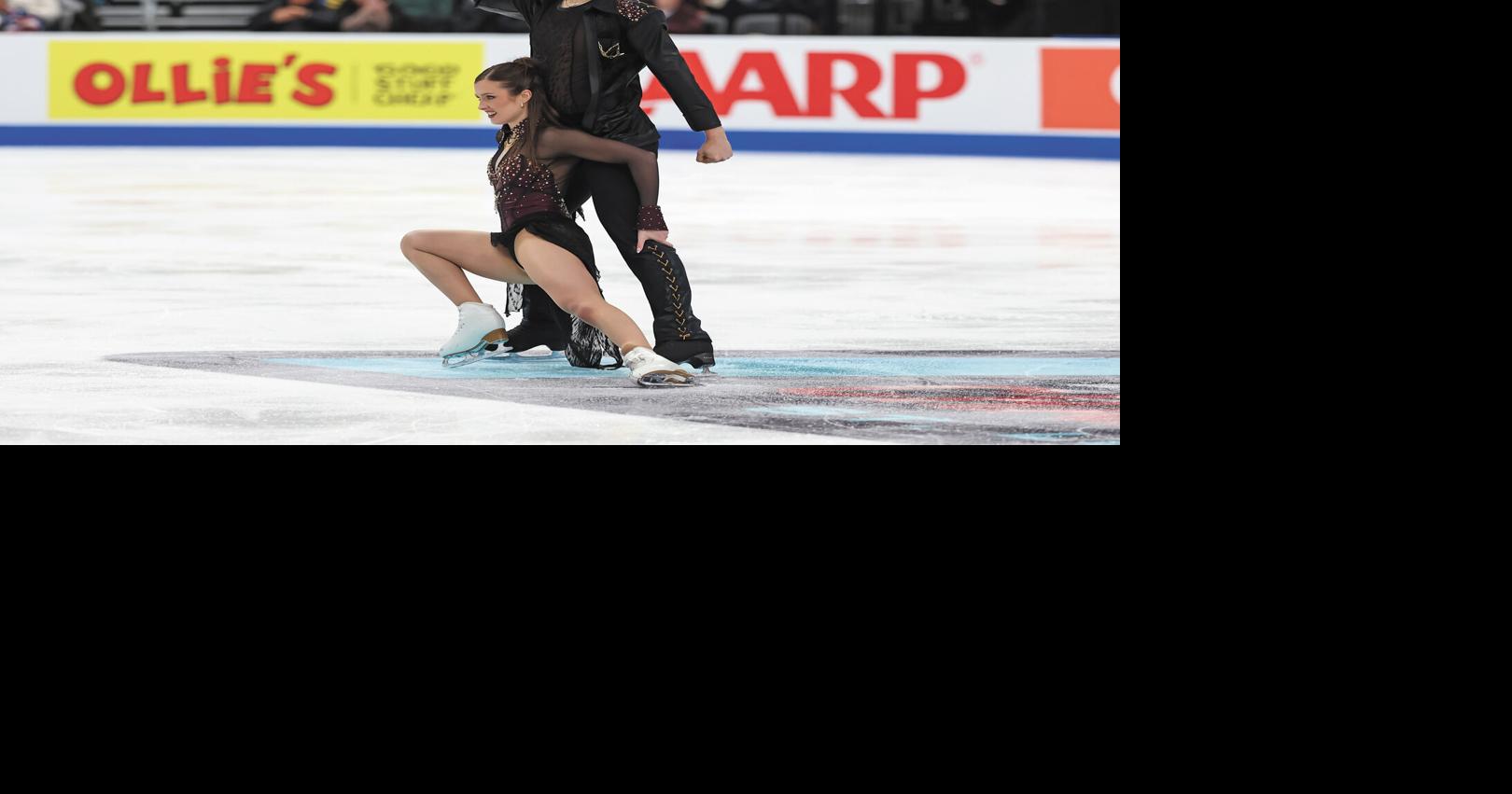 Ice dancing team Christina Carreira and Anthony Ponomarenko reflect on ...