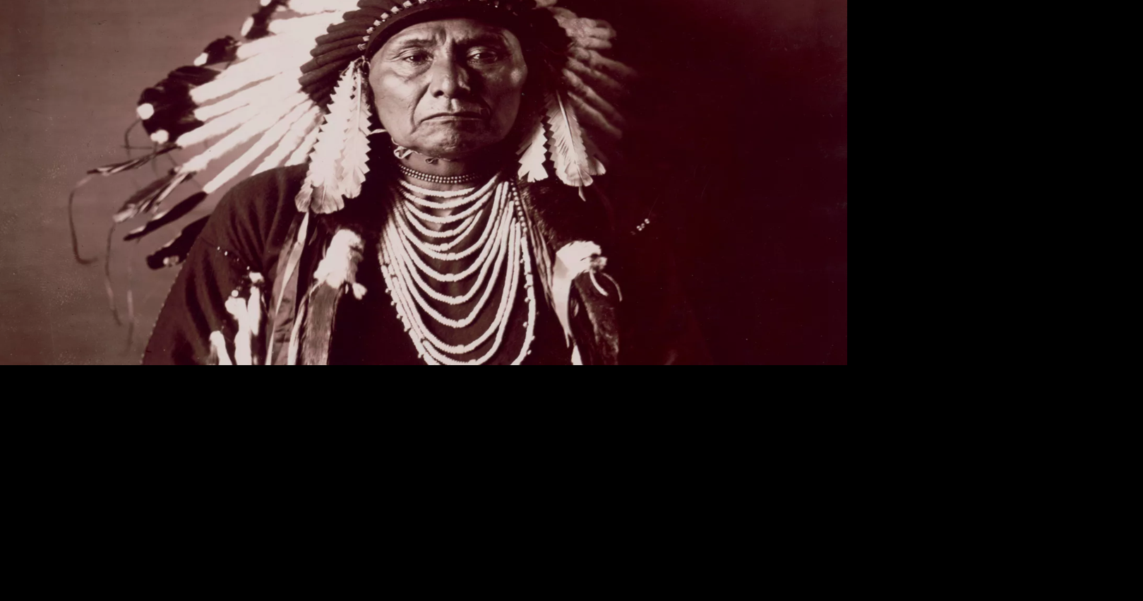 A year before his death, Chief Joseph visited Seattle to deliver a ...