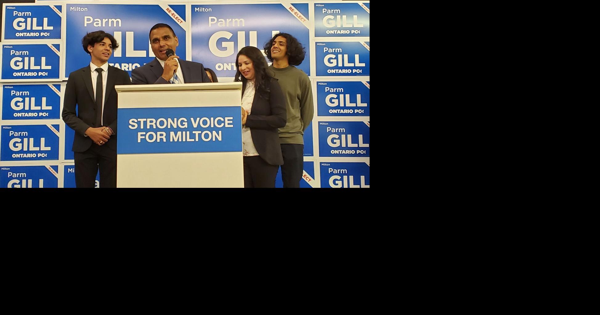 'In absolute awe': Parm Gill re-elected in hotly contested Milton riding
