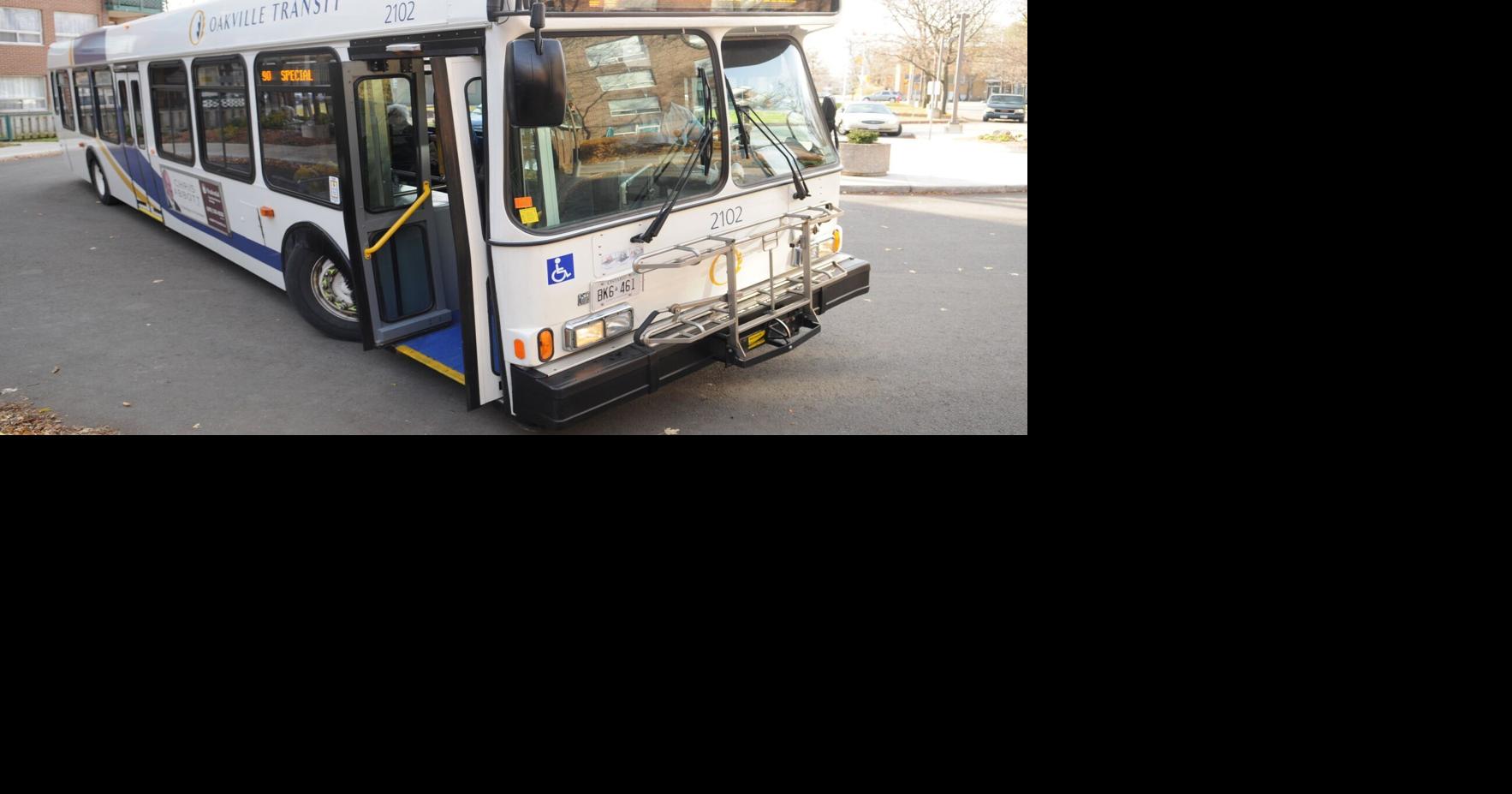 Oakville Transit schedule changing