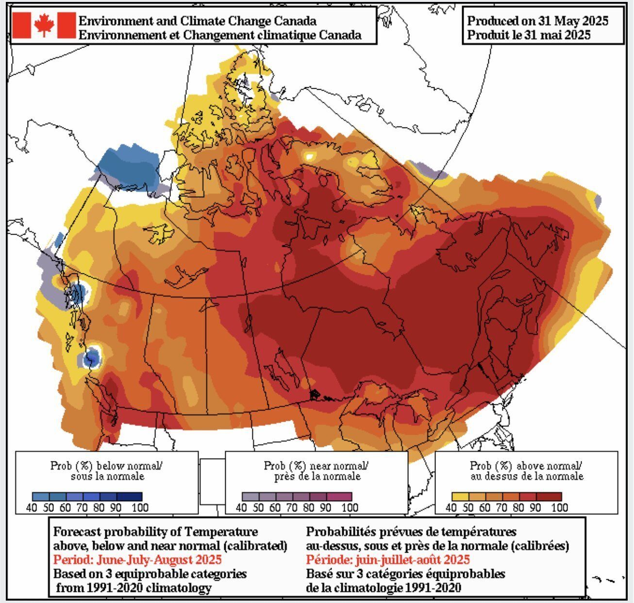 Here’s where it’s going to be hottest this summer in Canada