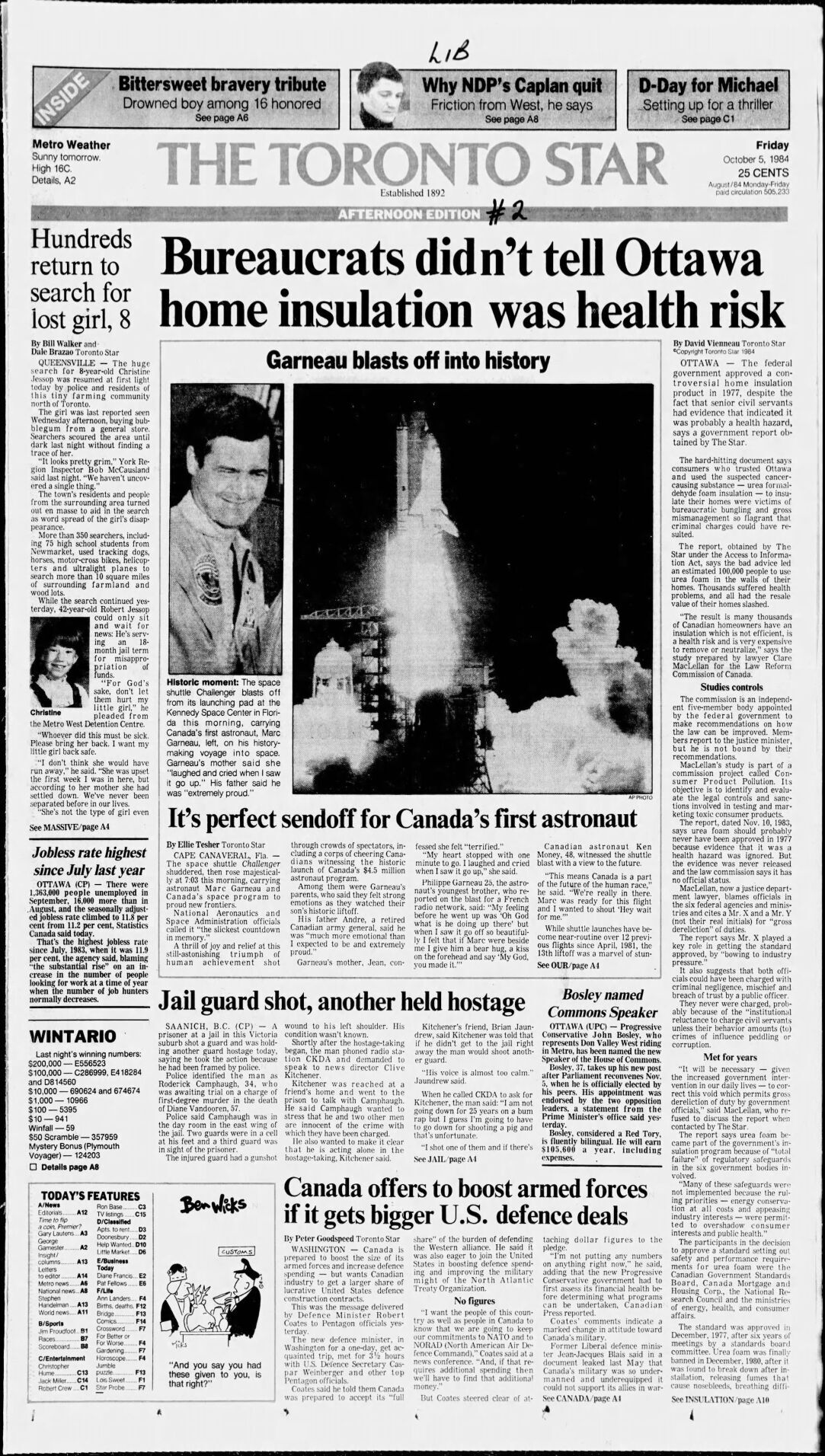 Tributes pour in for Marc Garneau, first Canadian in space