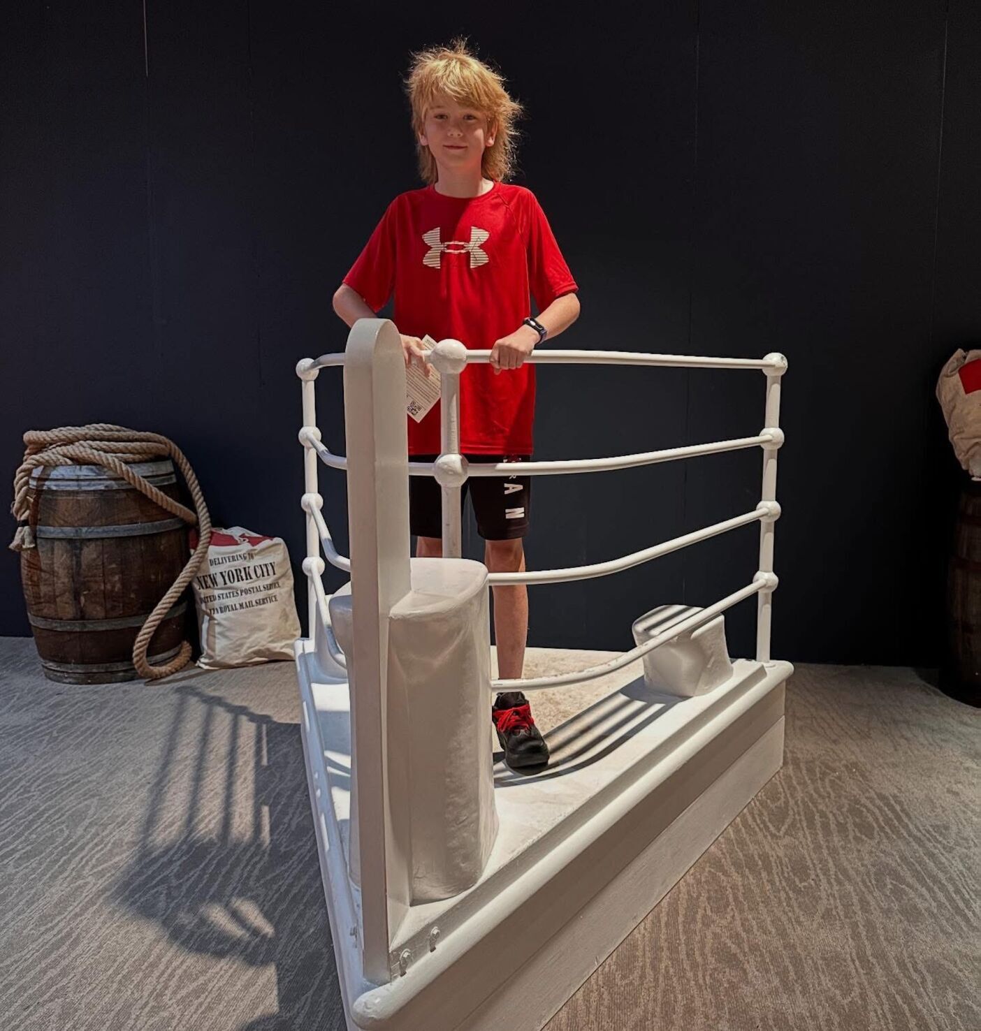 Touch an actual piece of the Titanic hull at new exhibit