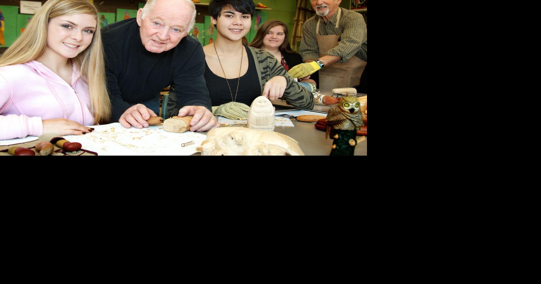 T.A. Blakelock students learn to woodcarve
