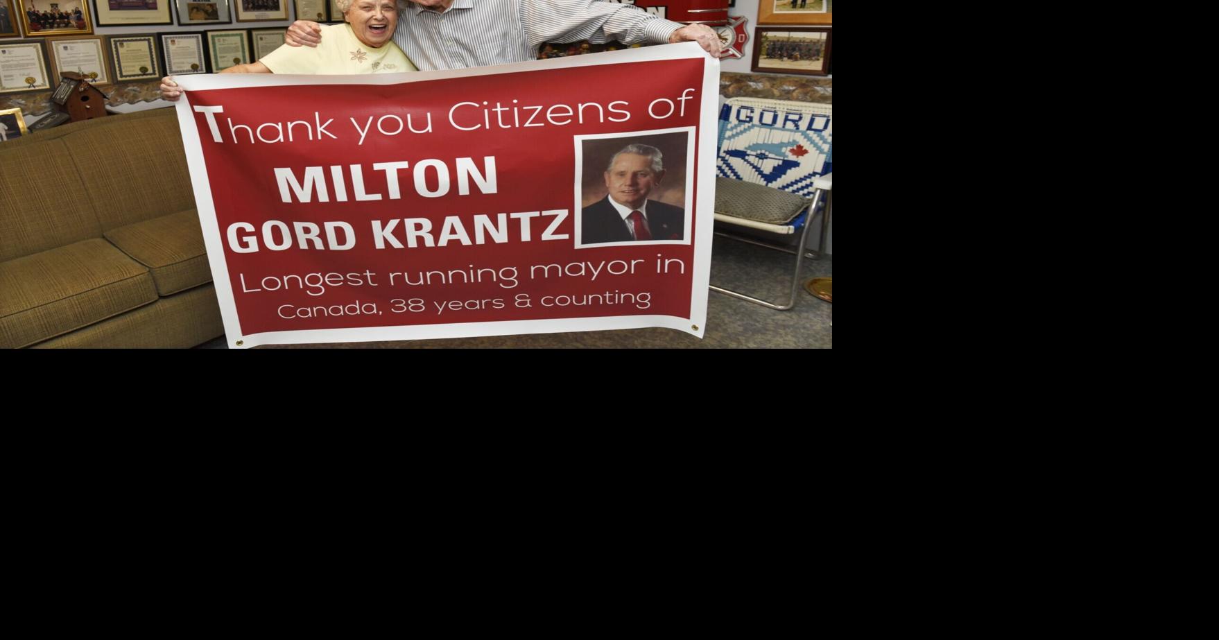 Krantz a runaway winner as Milton elects him to 13th term as mayor