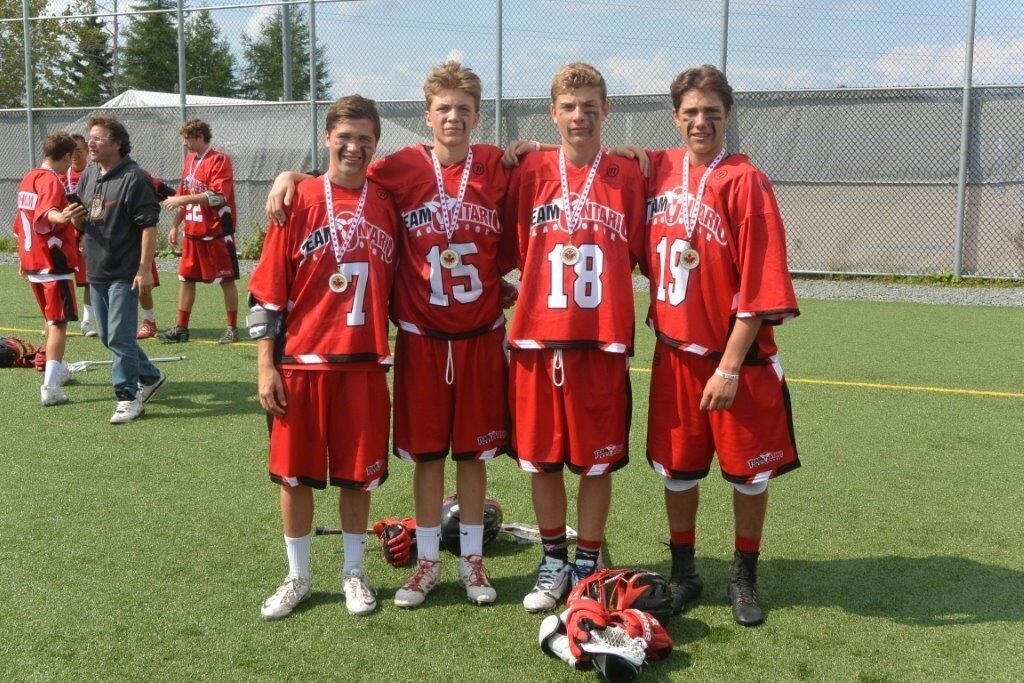 Four Oakville players win national U15 field lacrosse gold