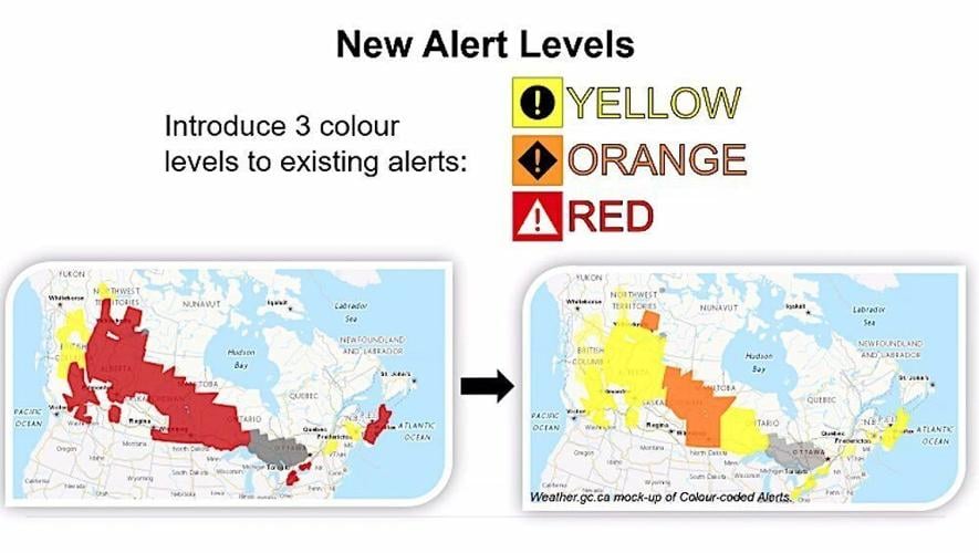 Environment Canada’s new colour coding system explained