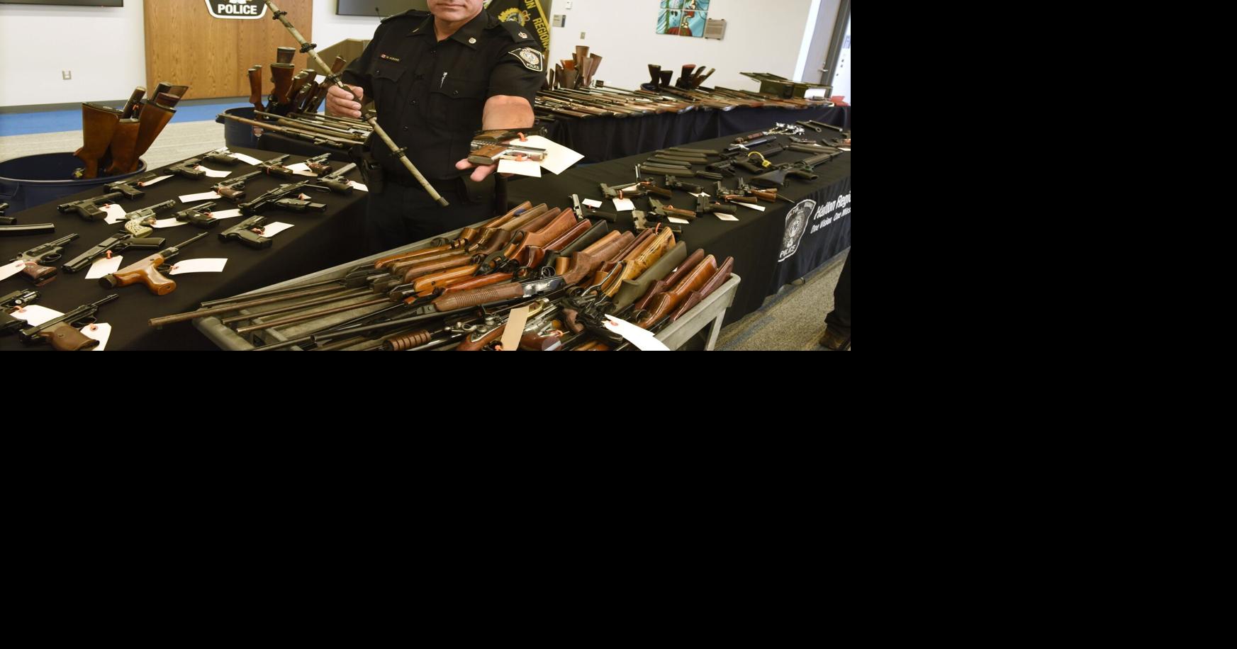 100+ guns surrendered during Halton firearms amnesty
