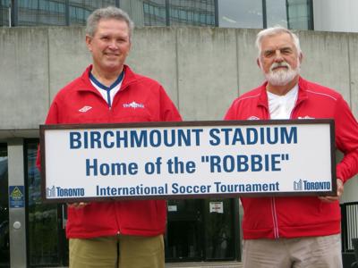 Sign that Bakenaked Ladies sang about returns to Birchmount Stadium