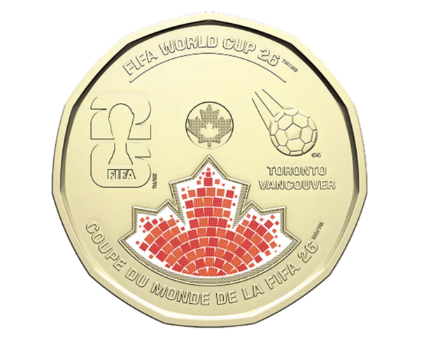 New FIFA World Cup 2026 loonies released in Canada