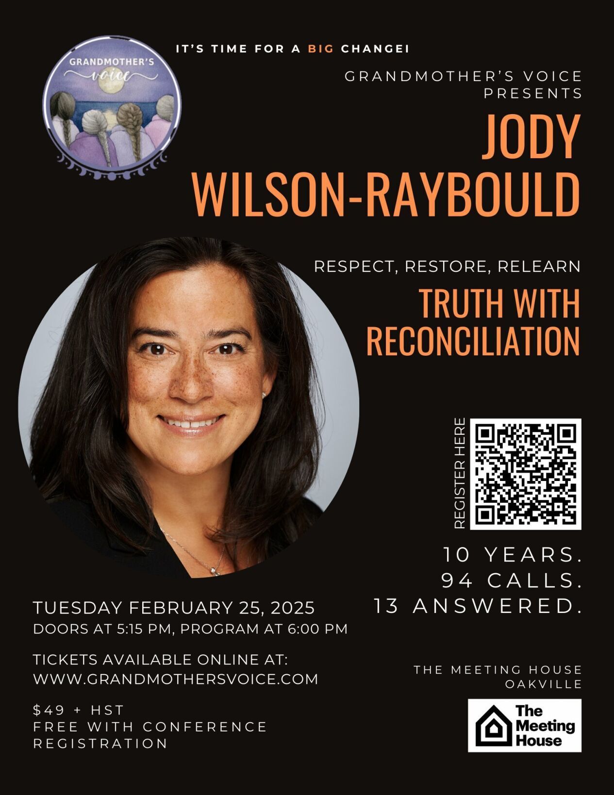 Jody Wilson-Raybould to speak at Oakville Indigenous event