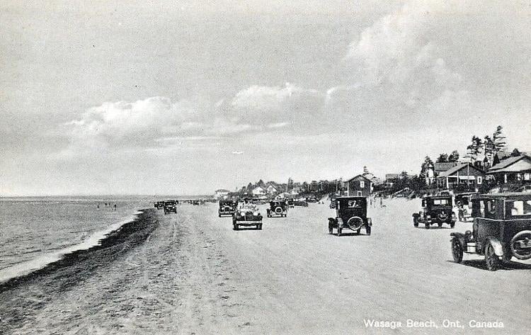 Wasaga Beach main strip under construction