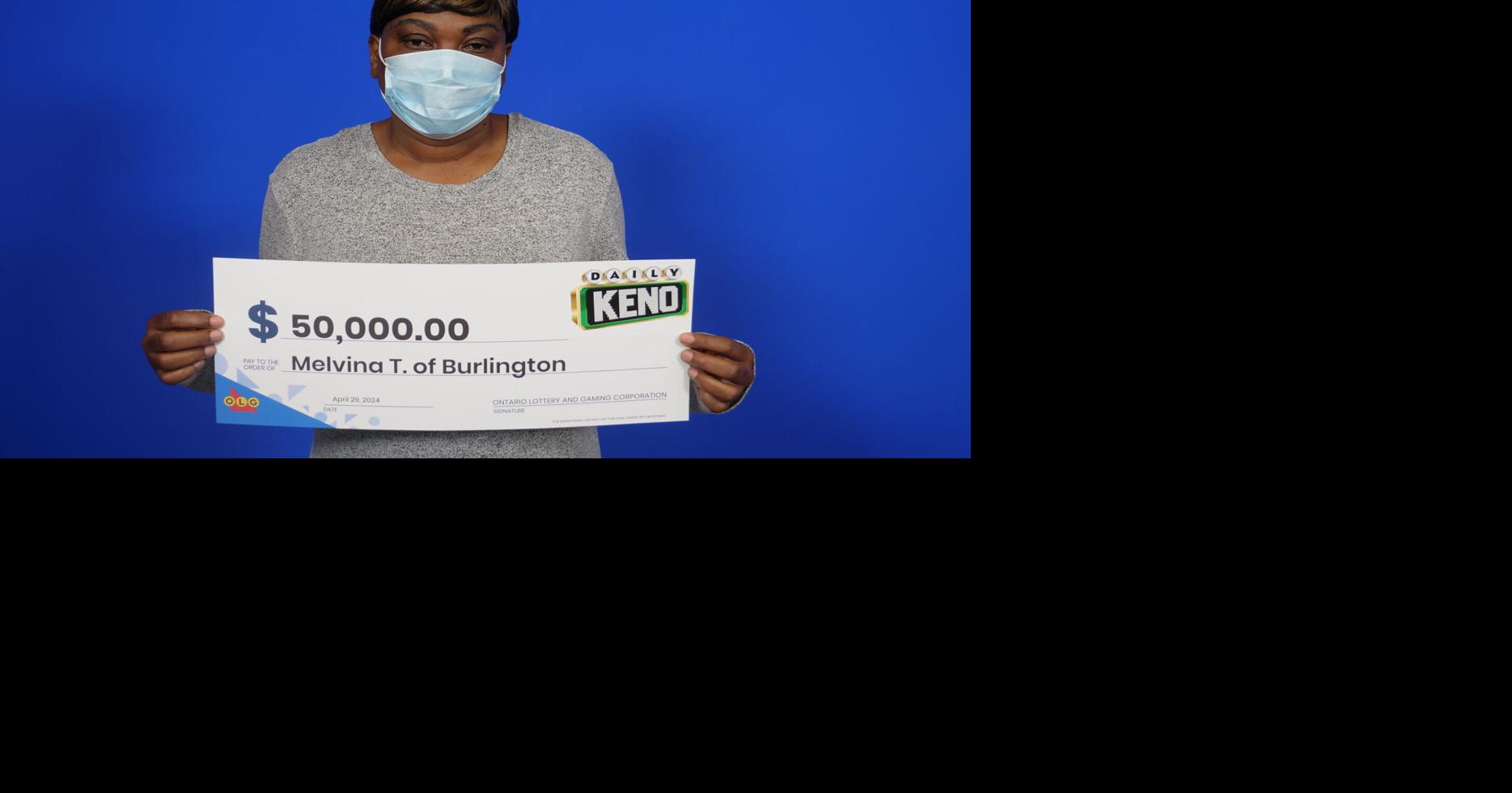 ‘So great’: Burlington woman, 59, wins big lottery prize