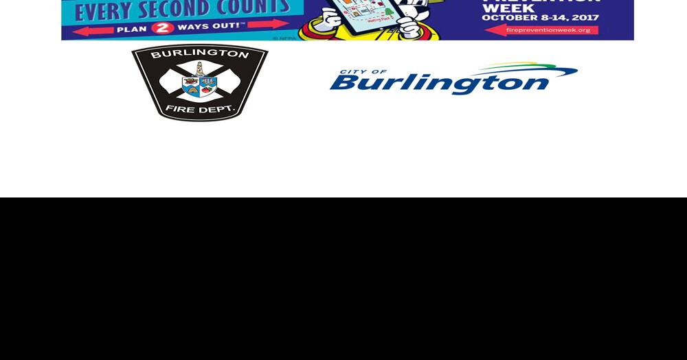 Social media contest promoting Burlington's Fire Prevention Week