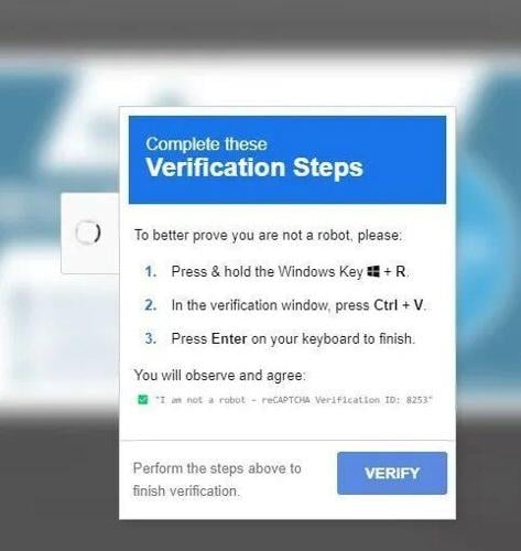 Fake CAPTCHAs download malware to steal personal info