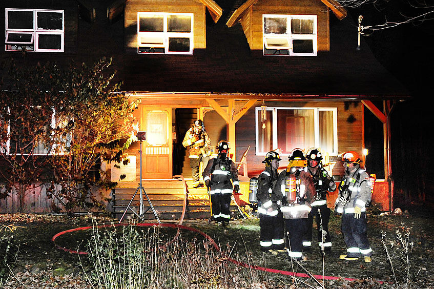 Basement fires forces family out